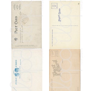 Digital Vintage Postcards Ephemera Collage Sheet - Etsy