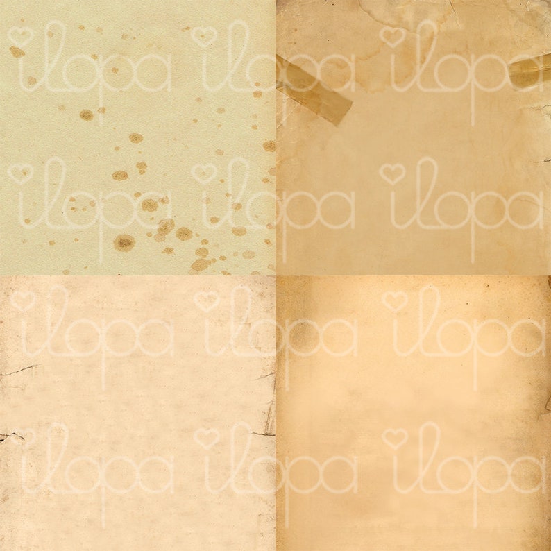 Digital Old Vintage Paper 300 Dpi 12x12 - Etsy