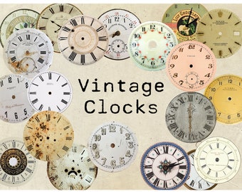 Clock Collage | Etsy