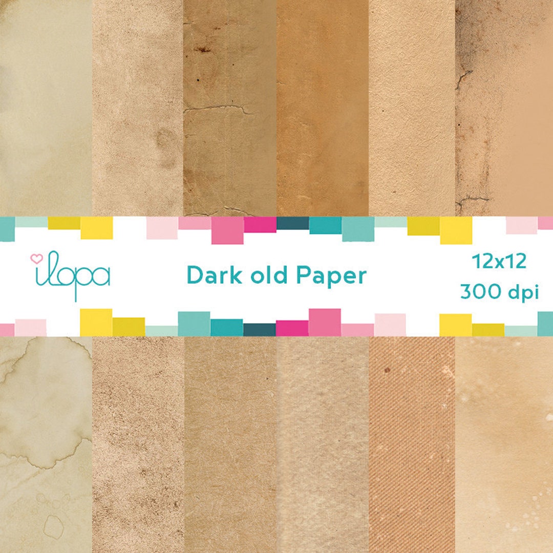 Digital Old Vintage Paper 300 Dpi 12x12 - Etsy