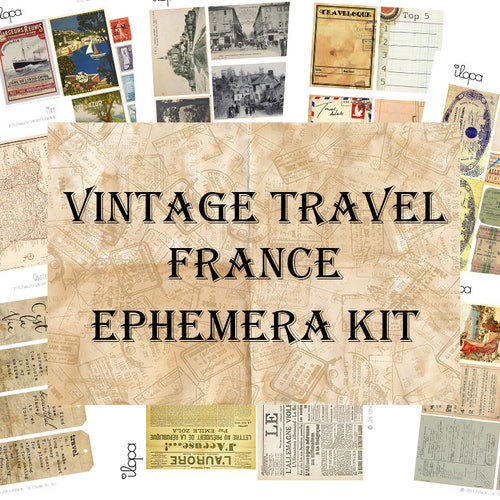 Set 8 Vintage Ephemera Printable Variety Pack Digital Download - Etsy ...