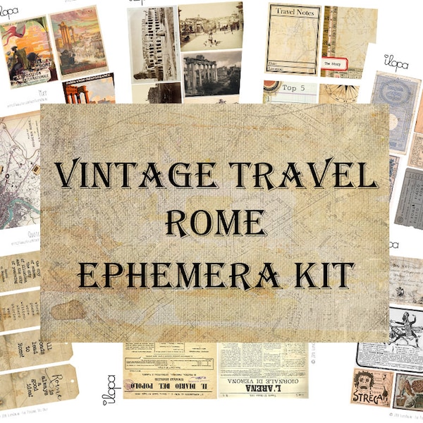 Ephemera Kit - Etsy