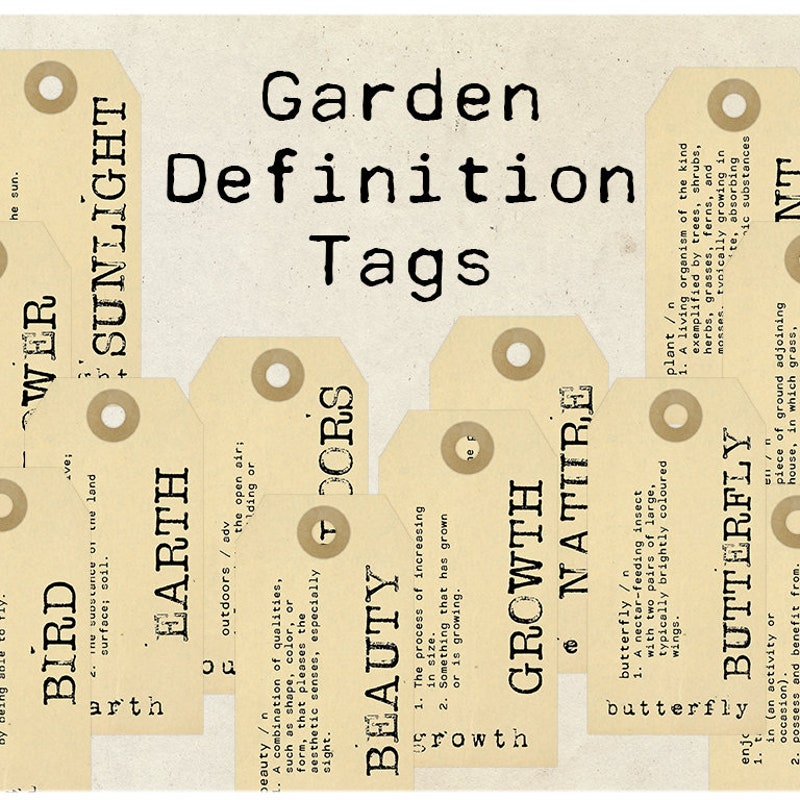 Garden Tags - Etsy