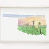 Oklahoma State Library Print OSU Art Graduation Gift Oklahoma State ...