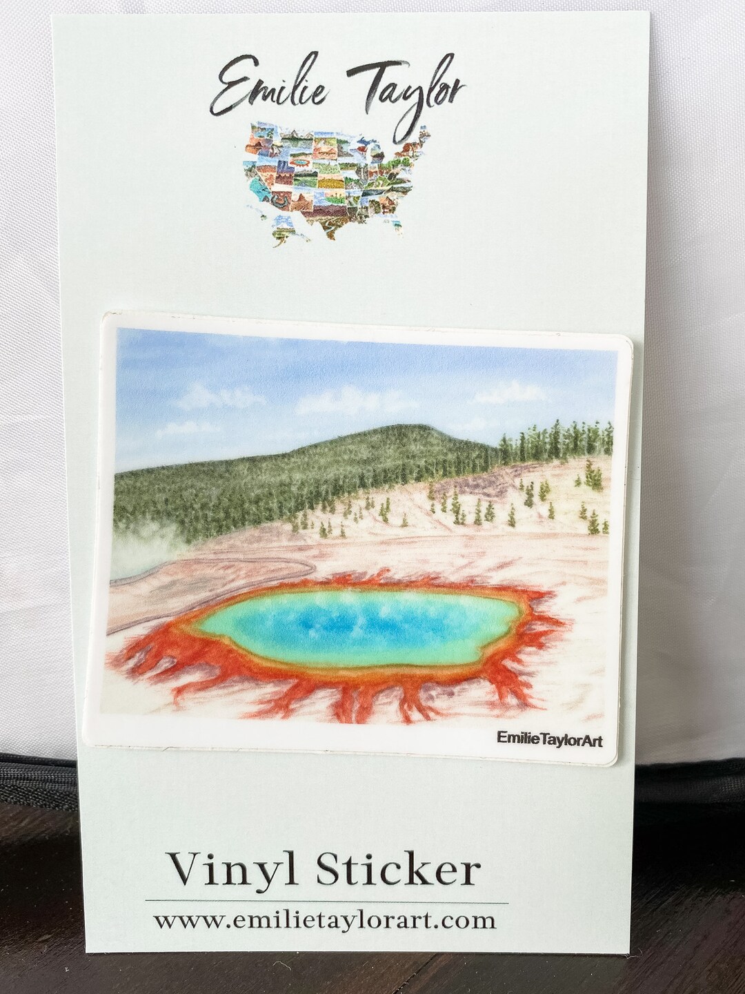 Wyoming Decal, Watercolor Wyoming Sticker, WY Car Decal, Home State ...