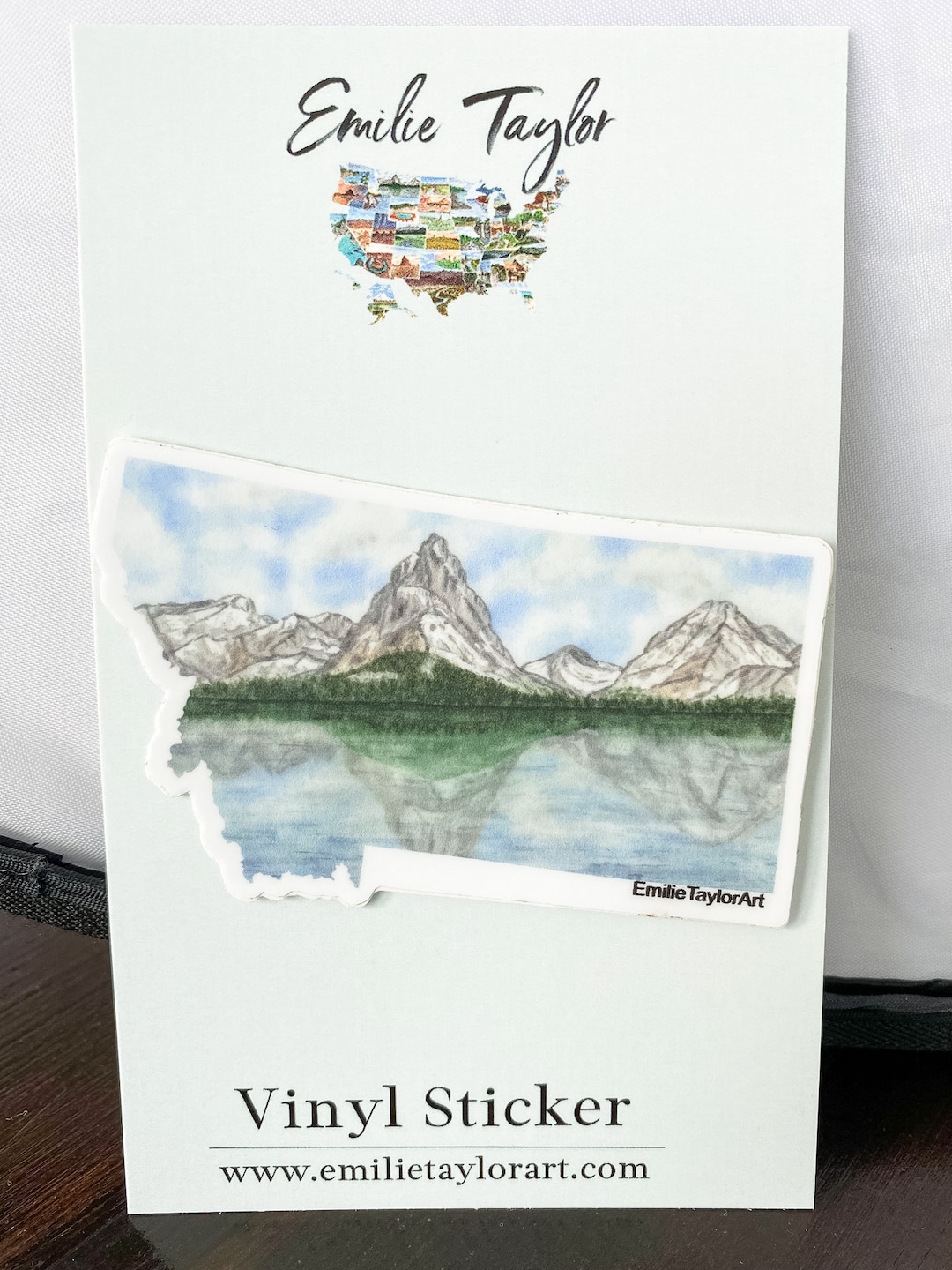 Montana Decal, Watercolor Montana Sticker, MT Car Decal, Home State ...