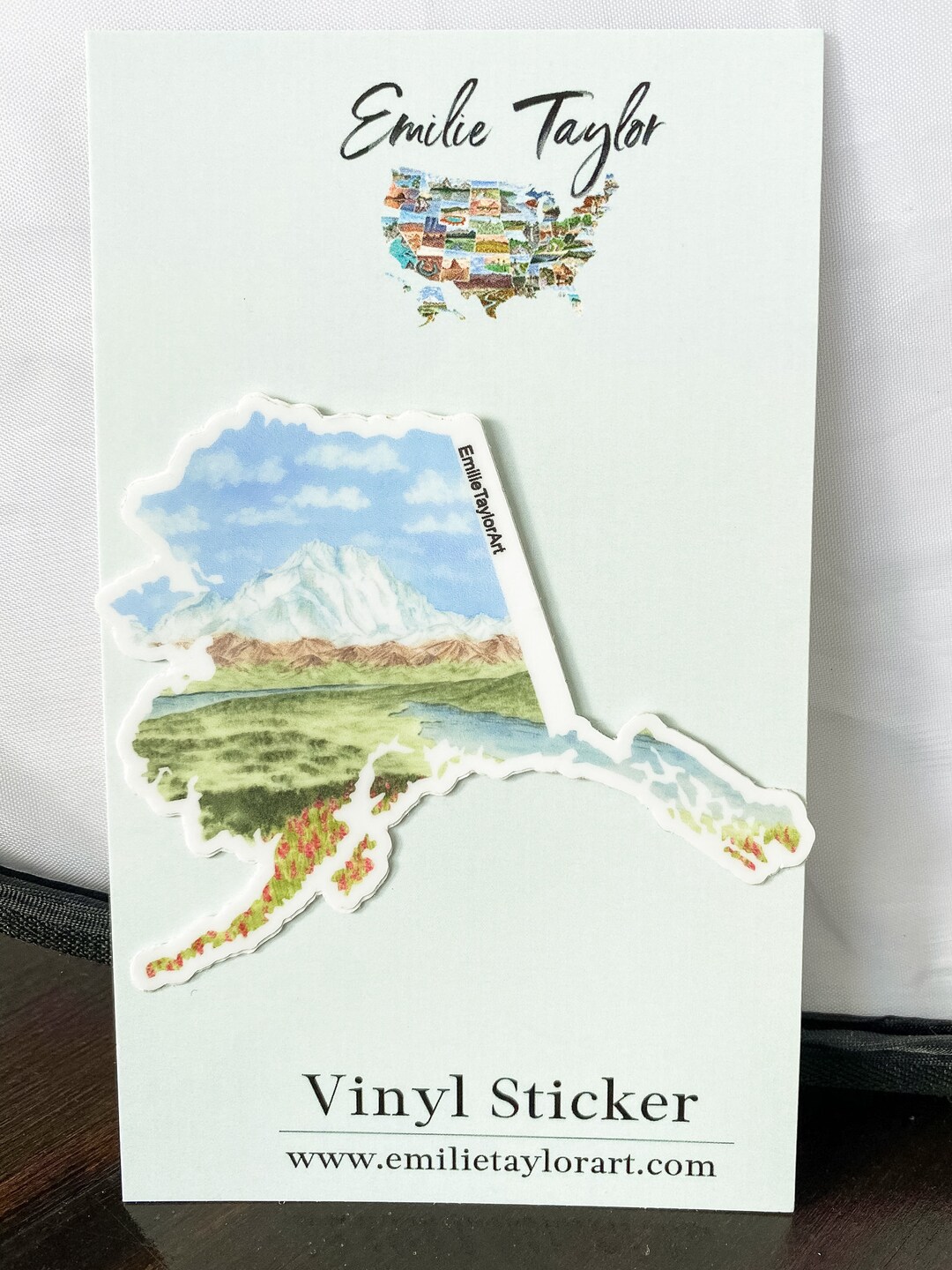 Alaska Decal, Watercolor Alaska Sticker, AK Car Decal, Home State Decal ...