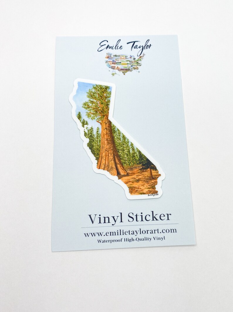 California Decal, Sequoia National Park Sticker, General Sherman ...