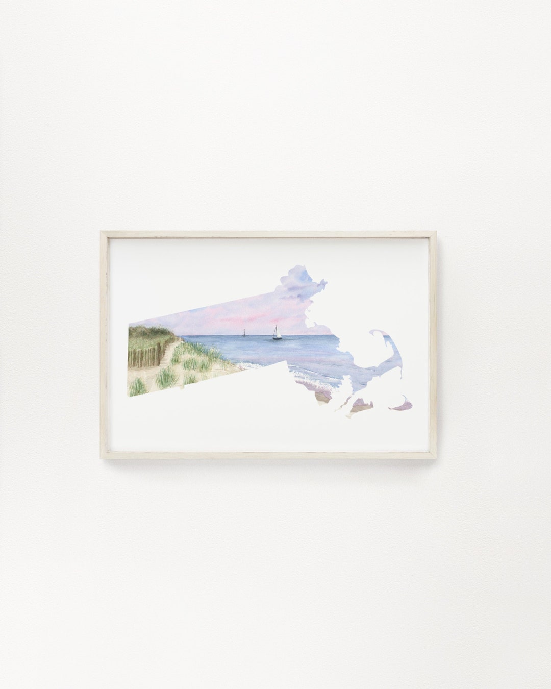 Massachusetts Watercolor Painting, Massachusetts State Art ...