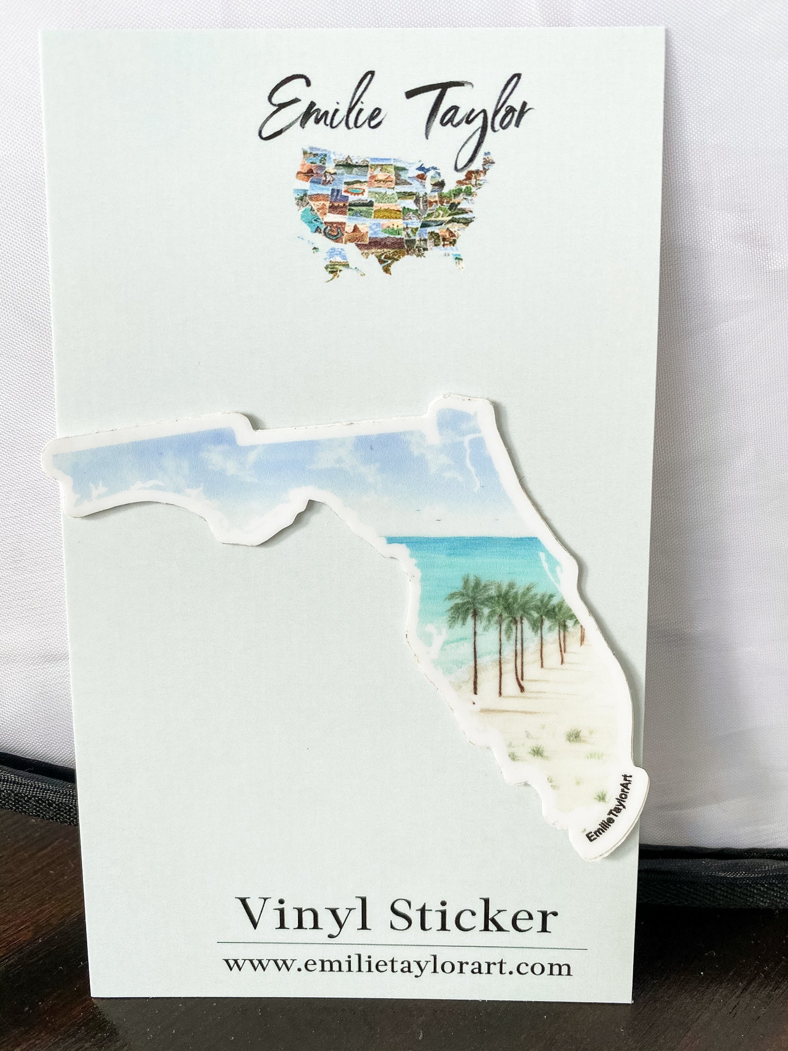 Florida Decal Watercolor Florida Sticker FL Car Decal Home | Etsy
