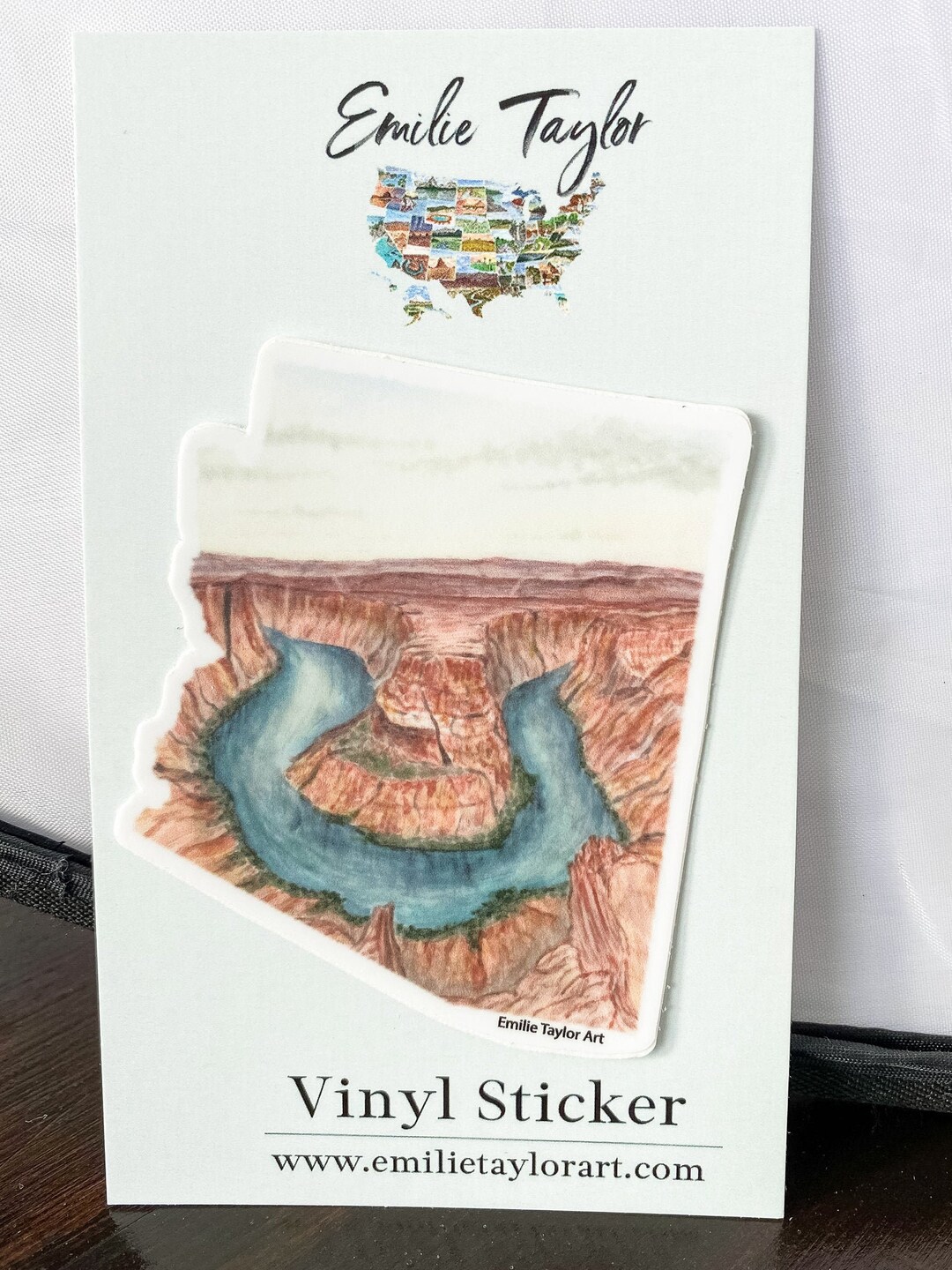 Arizona Decal, Watercolor Arizona Sticker, AZ Car Decal, Home State ...