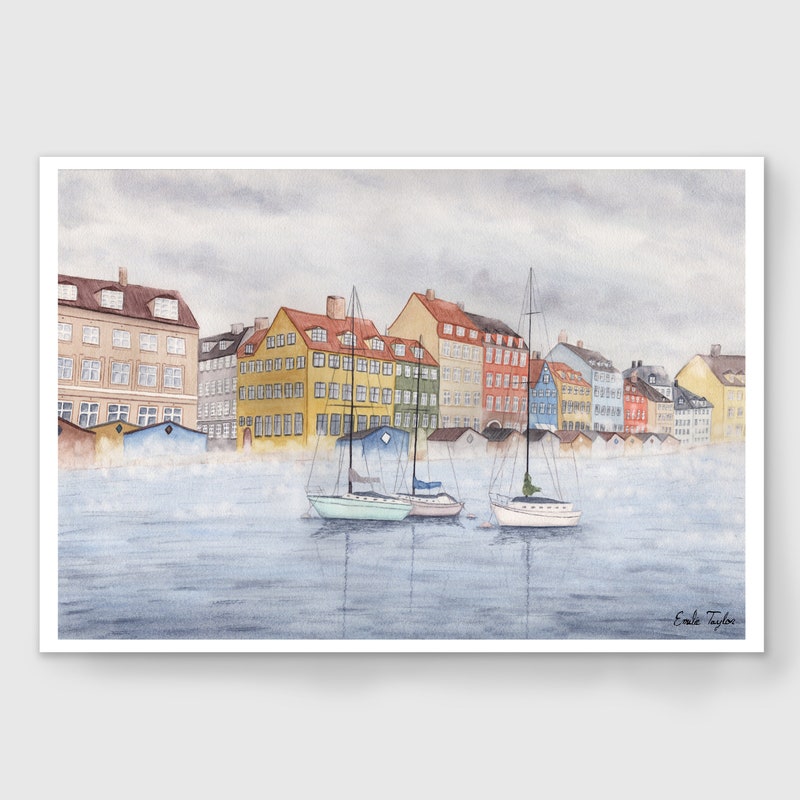Copenhagen Painting - Etsy