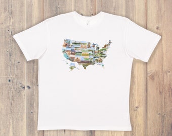 50 States T Shirt | Etsy
