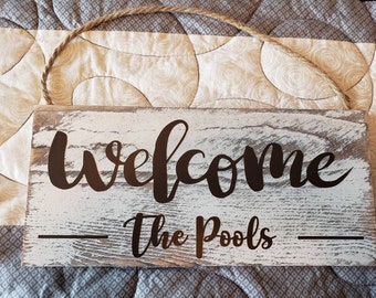 Cute welcome sign | Etsy