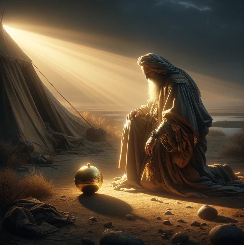 Lehi Discovers the Liahona - Etsy
