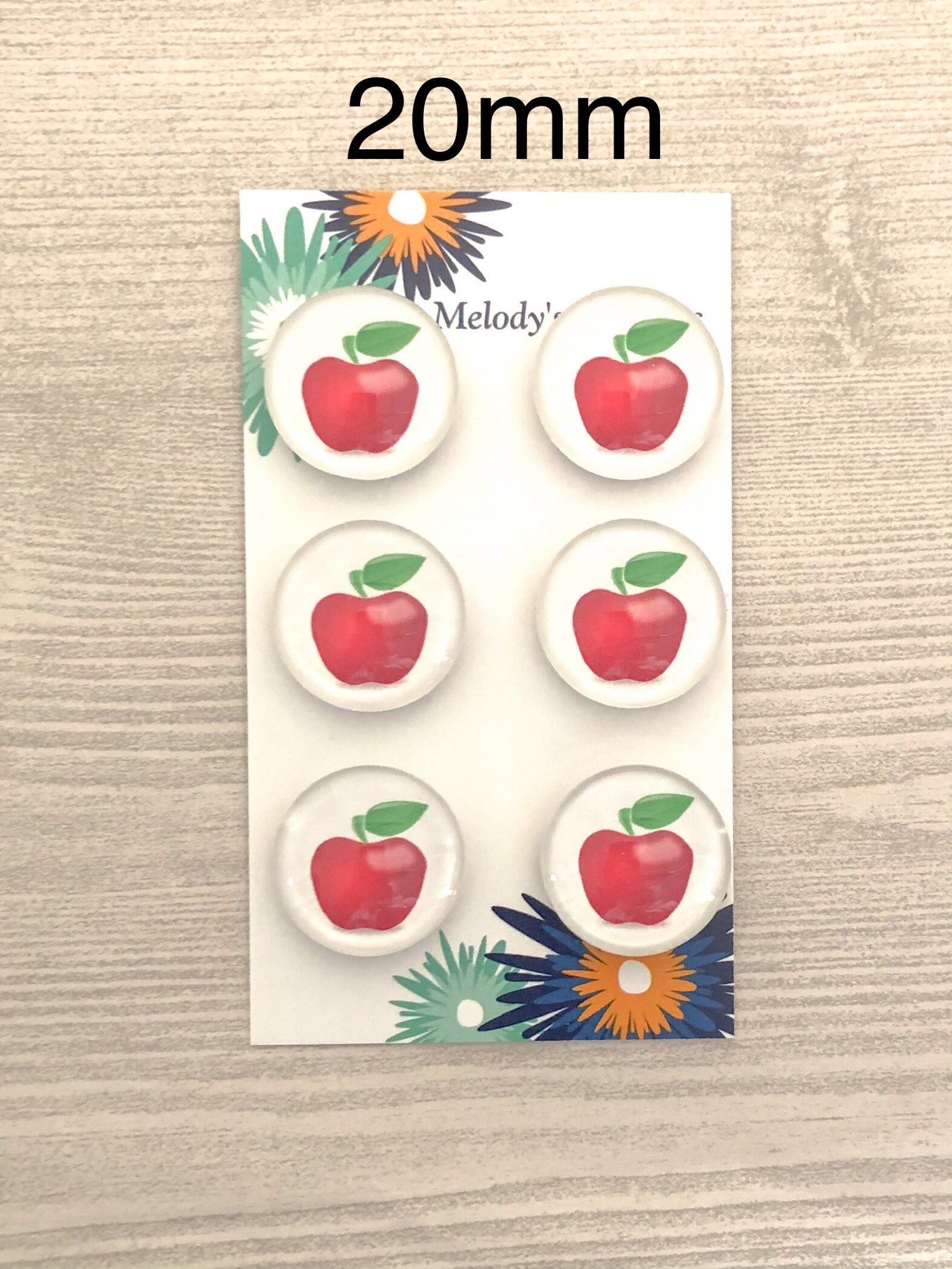 Apple Magnets - Etsy