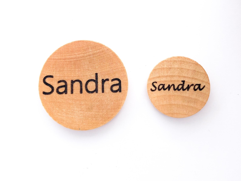 Personalized Name Wood Magnets. Laser Engraved - Etsy Canada