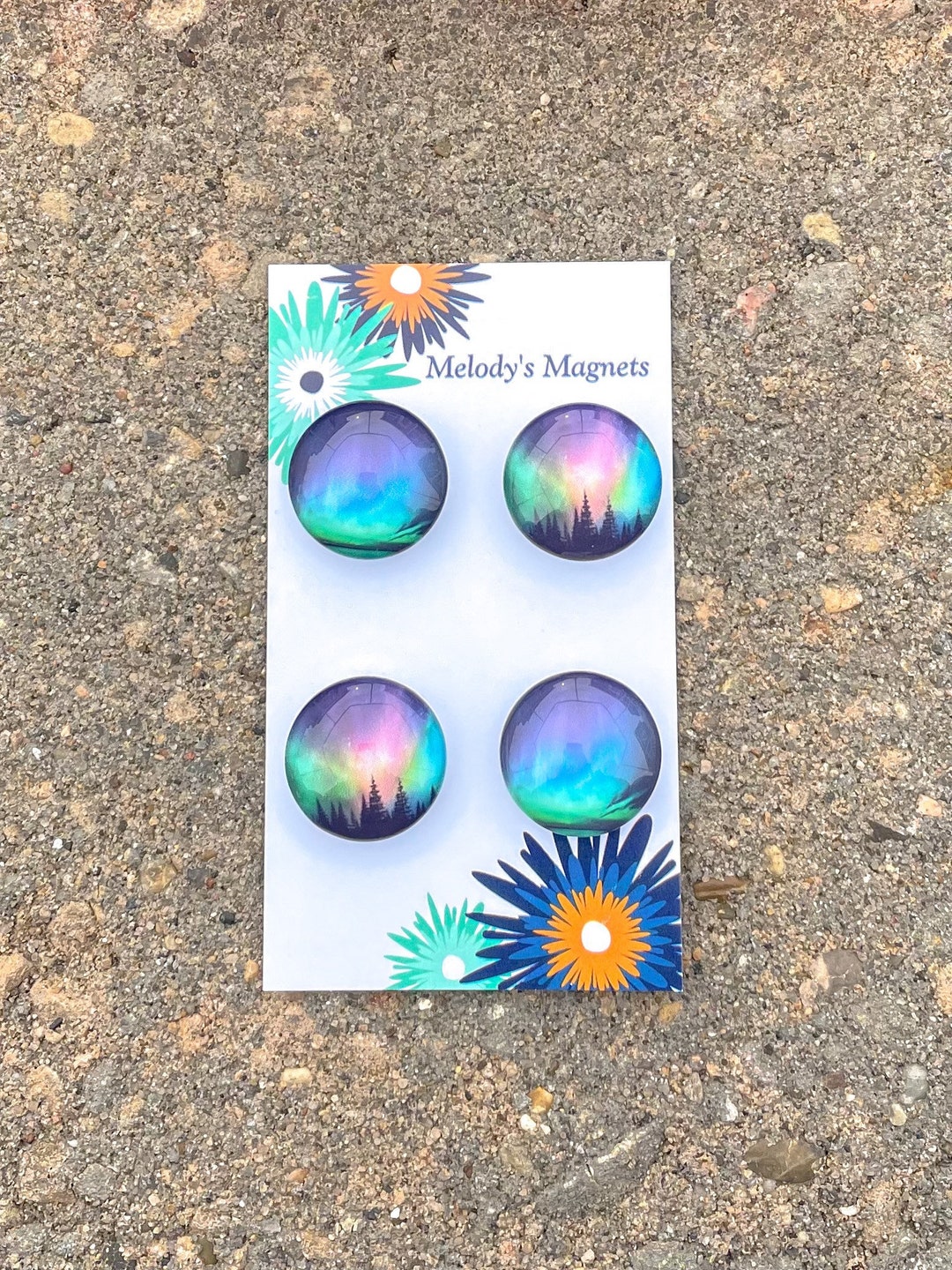 Northern Lights Magnets - Etsy
