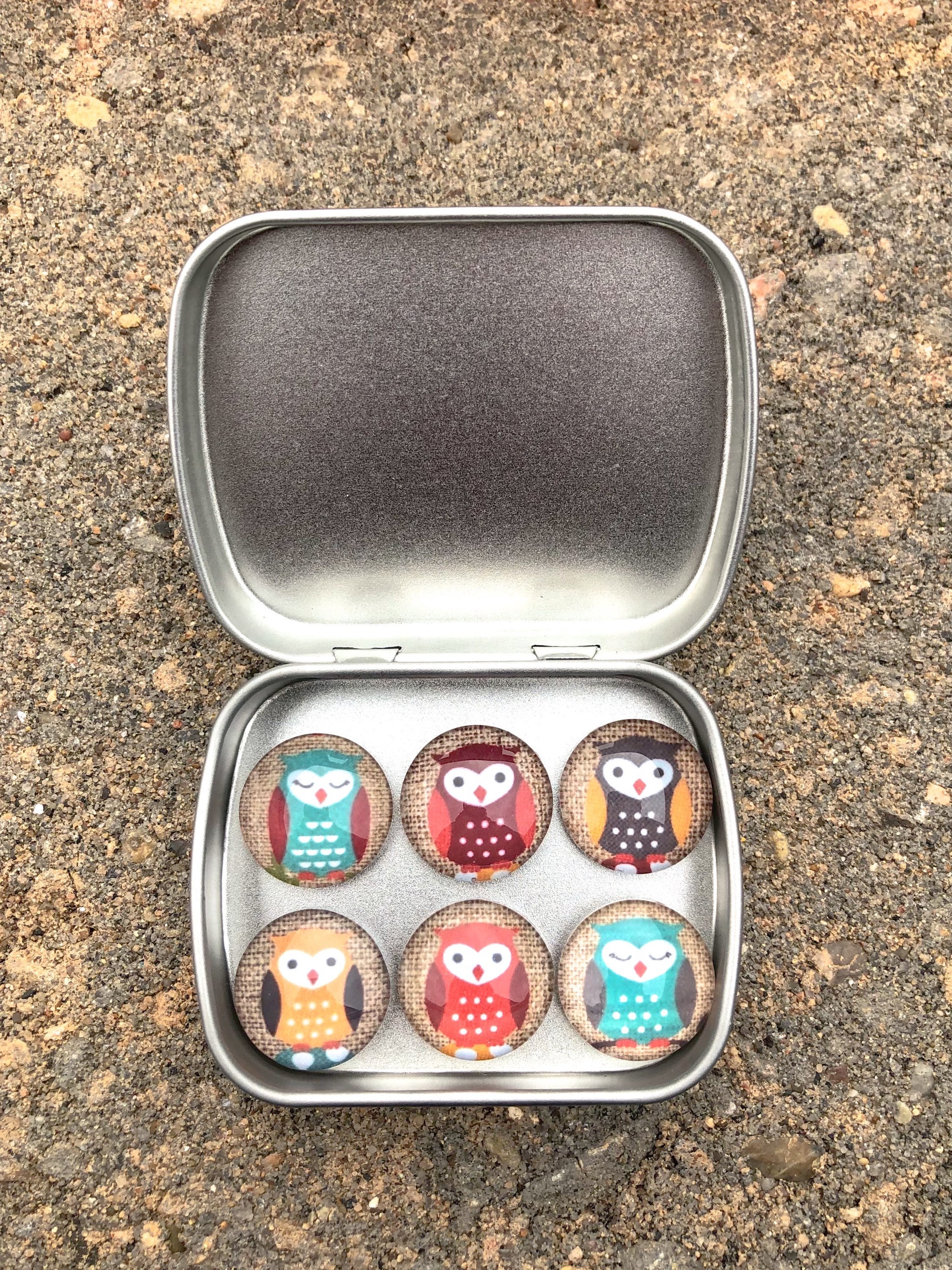 Owl Magnets 6 pack | Etsy