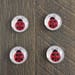 Lady Bug Magnets - Etsy