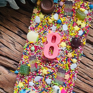 Large Number Chocolate Slab, Children’s Chocolate Gift, Loaded ...