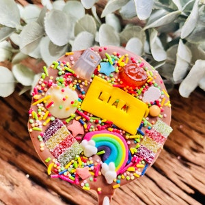 Personalised Chocolate Lolly, Chocolate Children’s Chocolate Gift ...