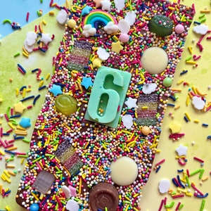 Large Number Chocolate Slab, Children’s Chocolate Gift, Loaded ...