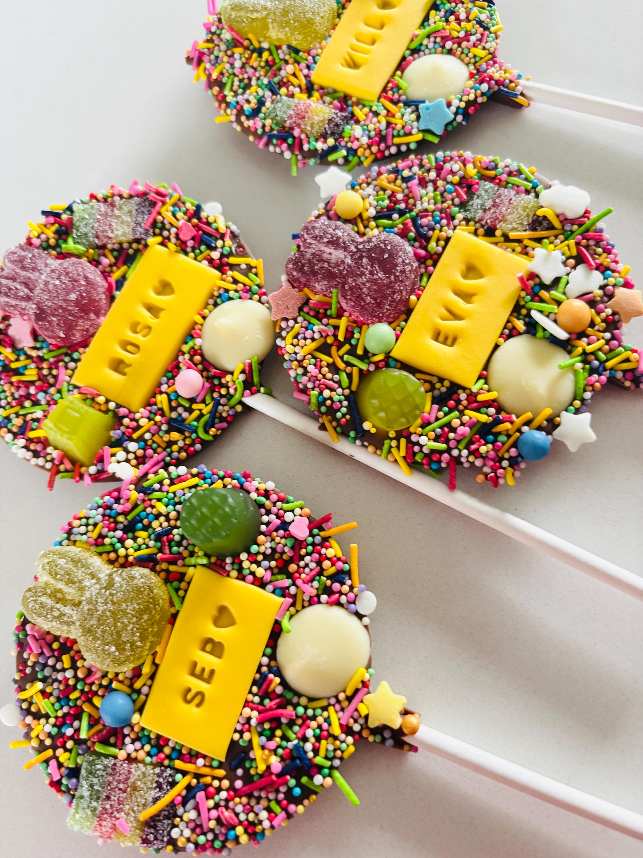 Personalised Easter Chocolate Lolly, Kid’s Easter Gift, Children’s ...