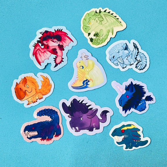 Monster Hunter World Stickers Set 3 - Etsy