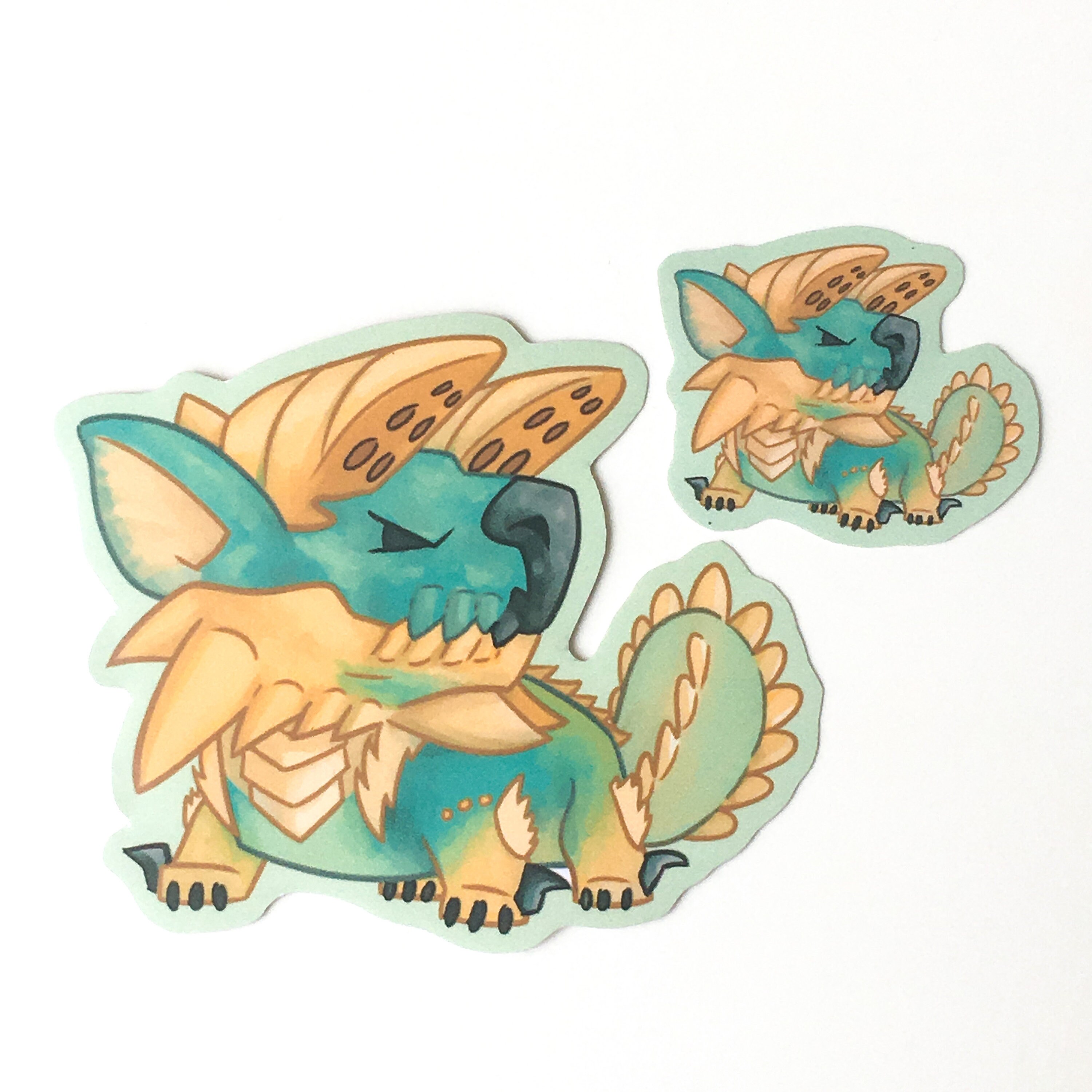 Monster Hunter World Stickers Set A - Etsy