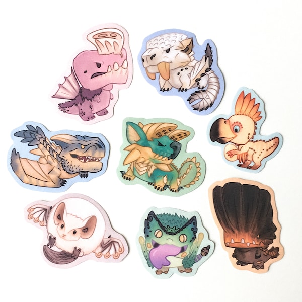 Monster Hunter Stickers - Etsy