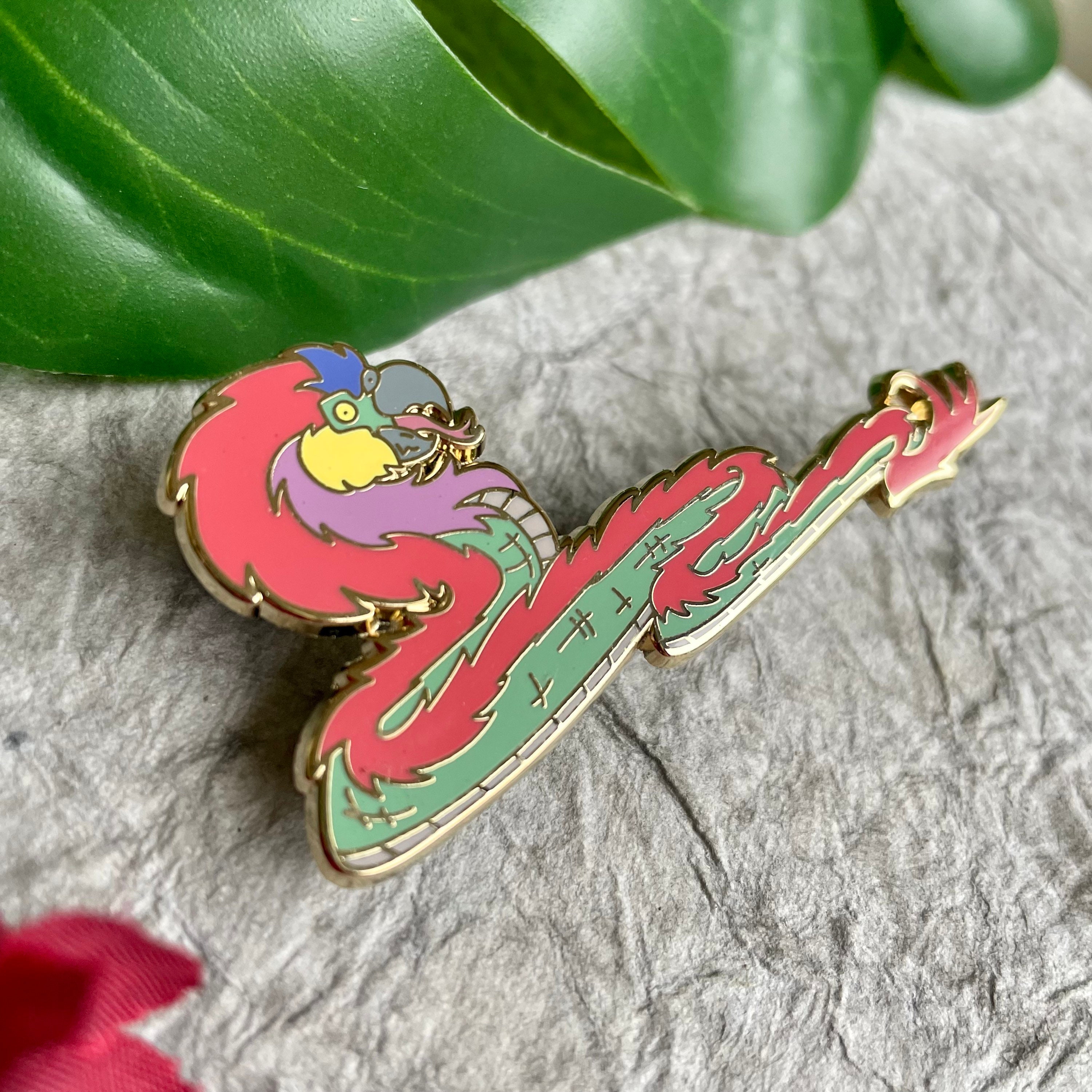 Mboi Tui Enamel Pin: Guarani Mythology Beastiary Pin Club Monster ...