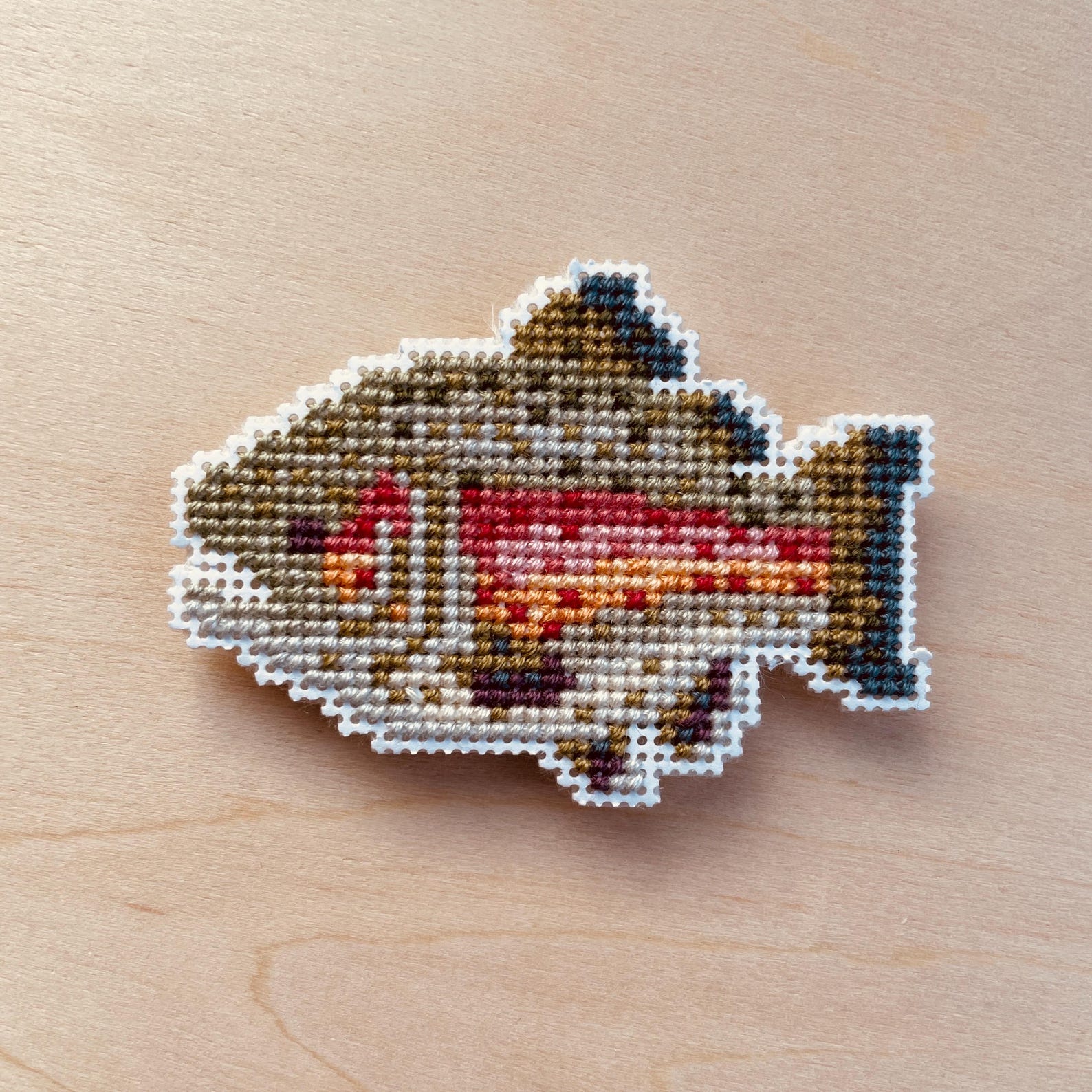 Cross-stitch Magent Kits: Fish - Etsy
