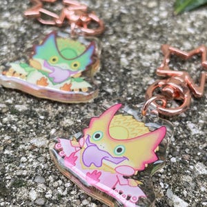 Monster Hunter Acrylic Charms: Pukei Pukei (pukepuke) - Etsy