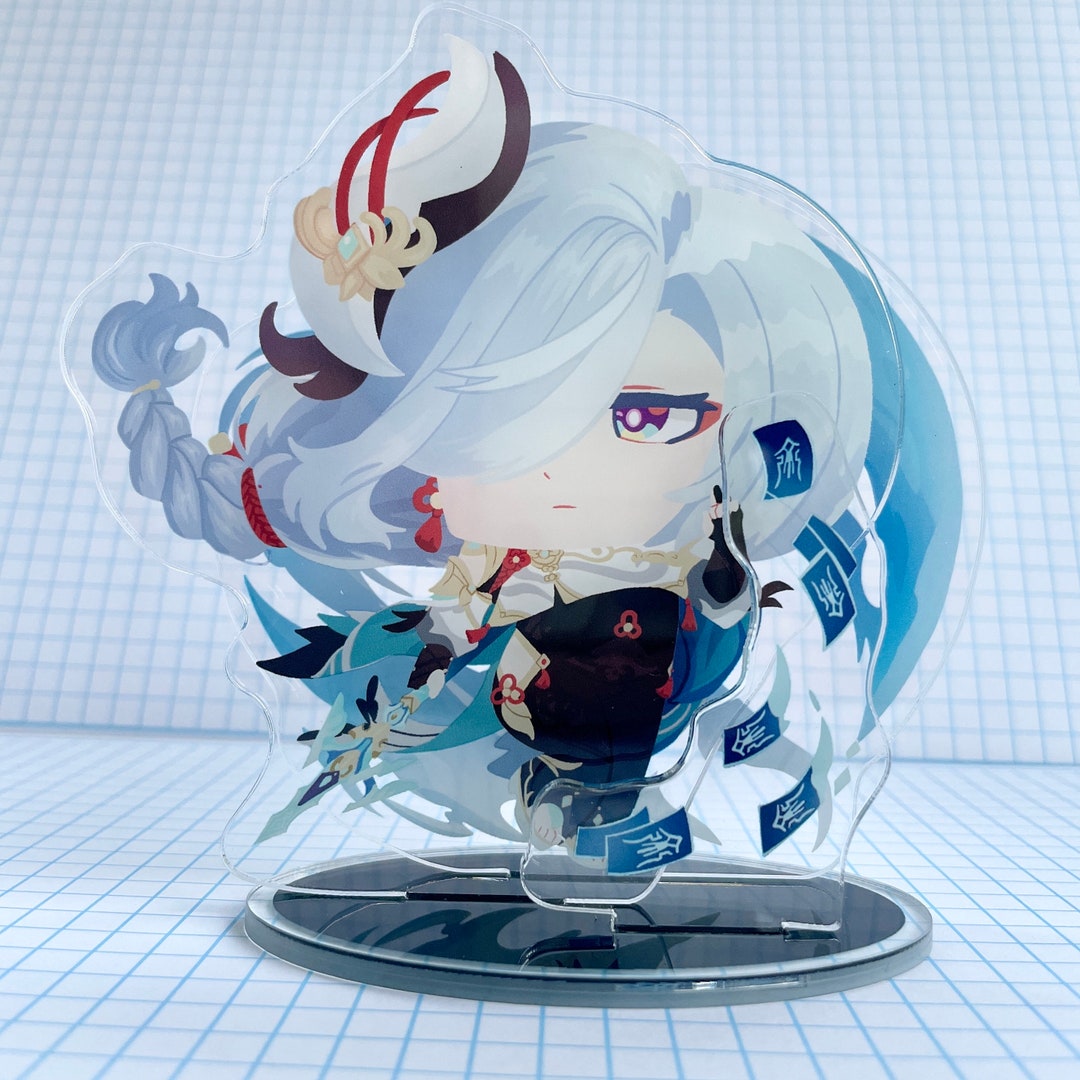 Shenhe Acrylic Standee Genshin Impact Alhaithem Childe Scaramouch Yelan ...