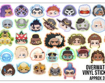 Overwatch Vinyl Stickers - Etsy