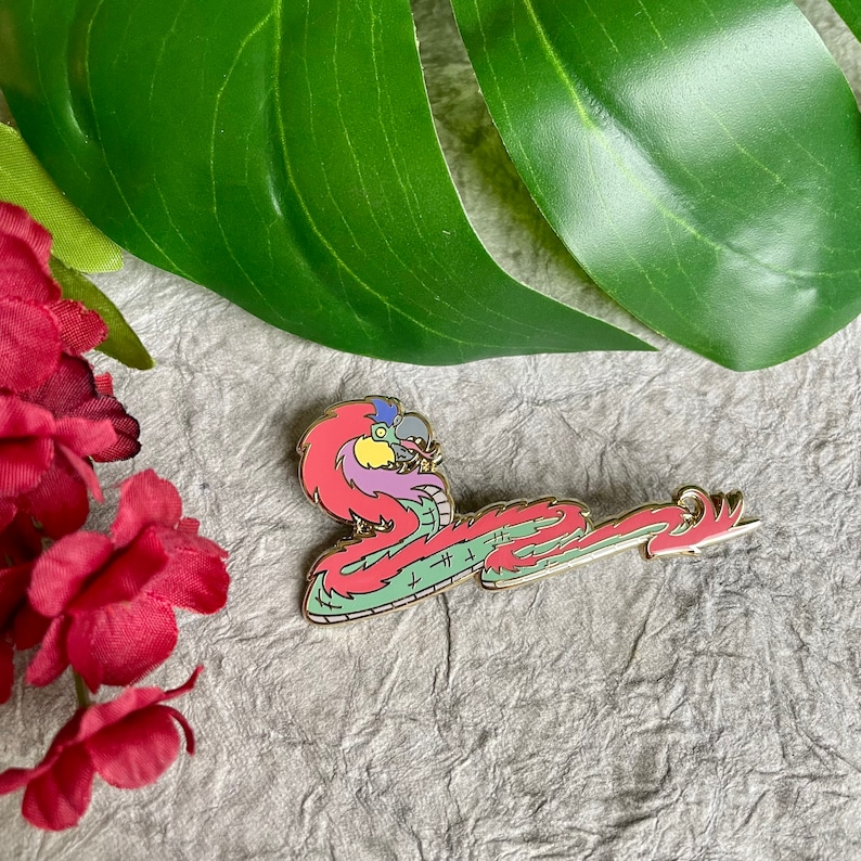 Mboi Tui Enamel Pin: Guarani Mythology Beastiary Pin Club - Etsy