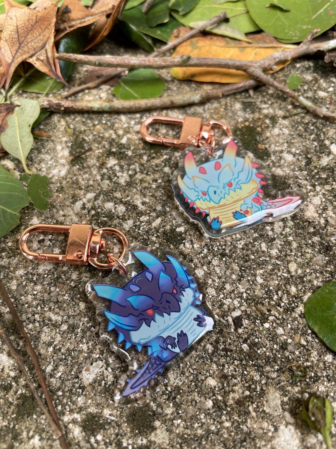 Monster Hunter Acrylic Charms: Lagiacrus (ragiakurusu) - Etsy