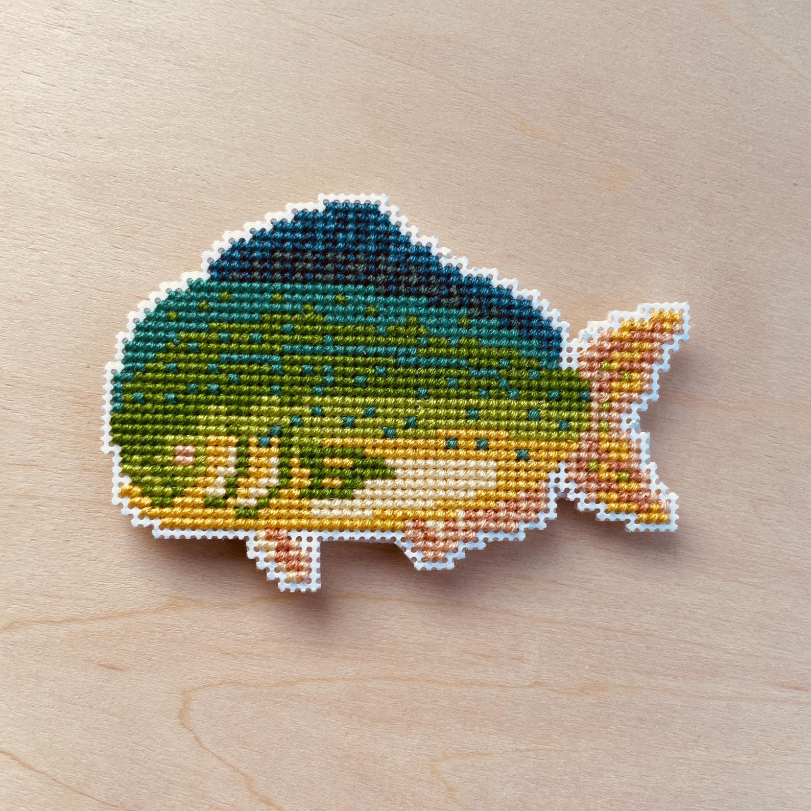 Cross-stitch Magent Kits: Fish - Etsy