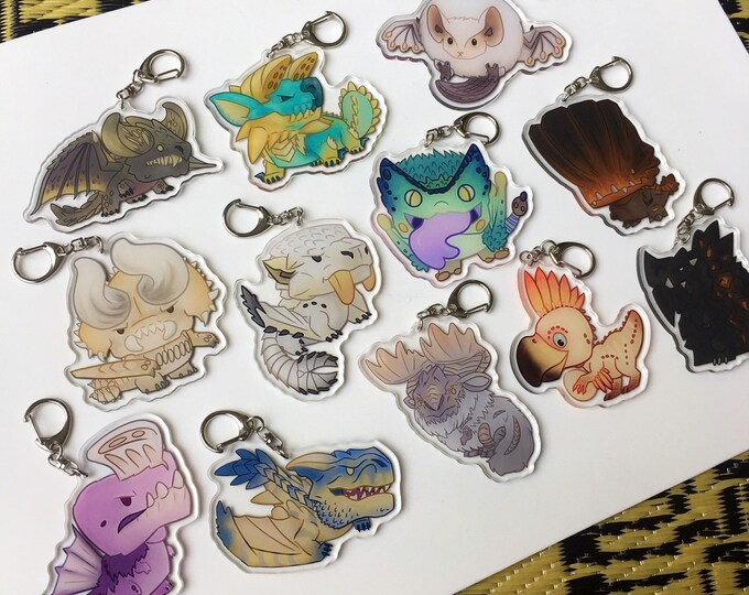 Monster Hunter World Stickers Set A - Etsy