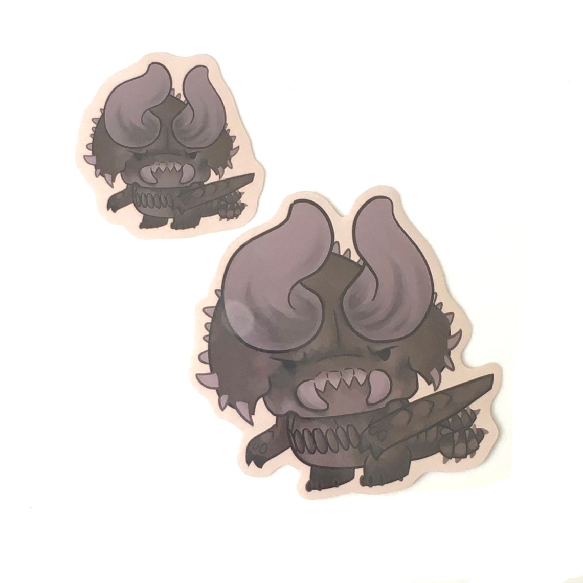 Monster Hunter World stickers set B | Etsy