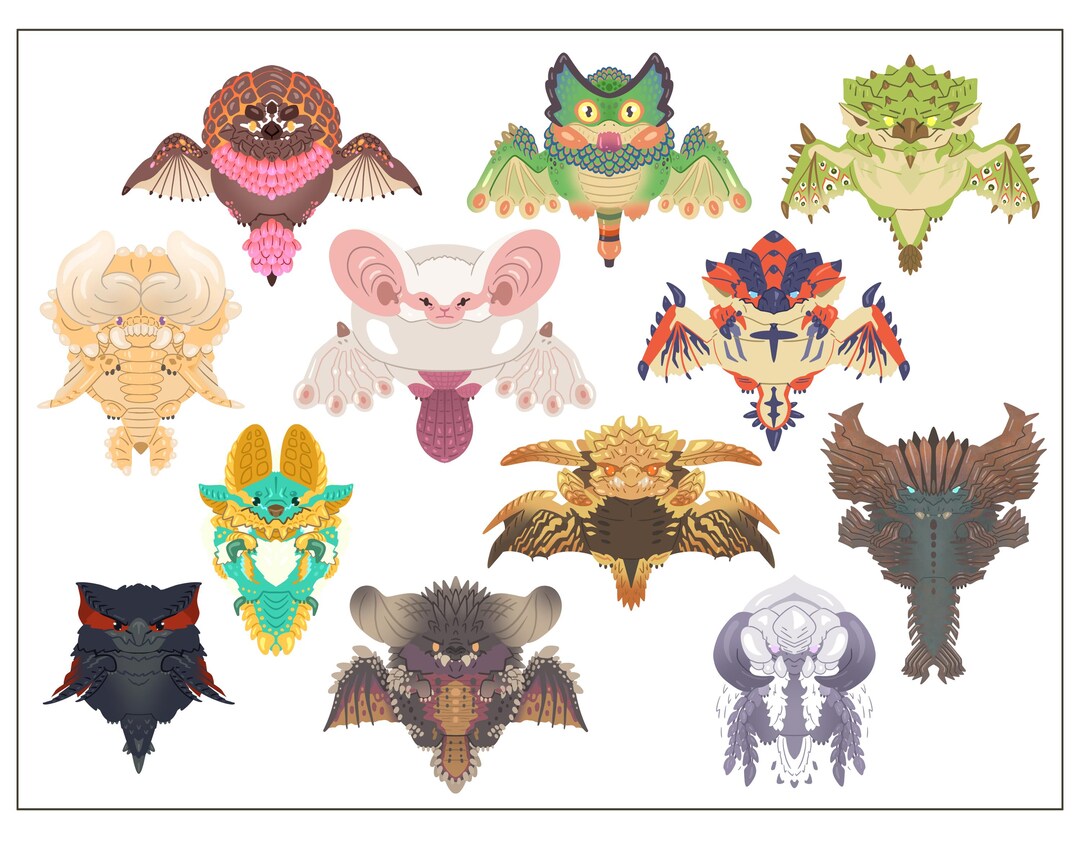 Monster Hunter Charms - Etsy