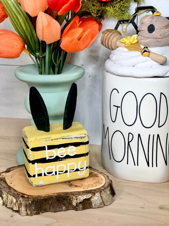 Bee Inspired Place Setting Block Bee Decor Bee Tiered Tray | Etsy