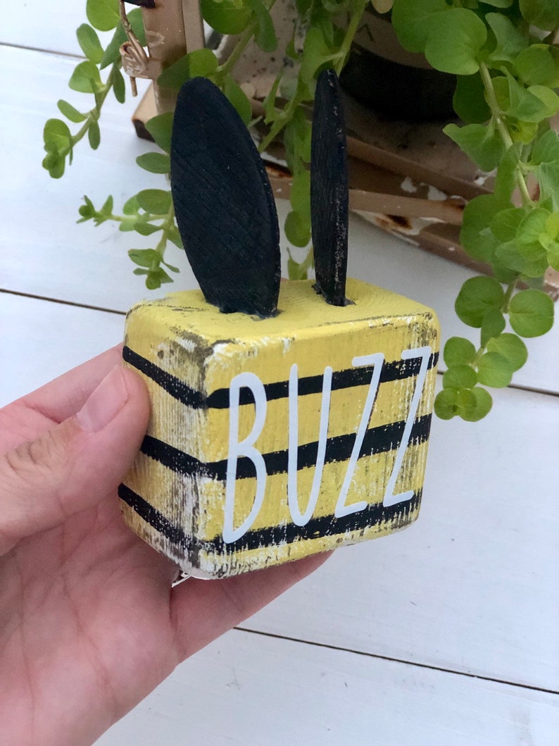 Bee Inspired Place Setting Block Bee Decor Bee Tiered Tray | Etsy