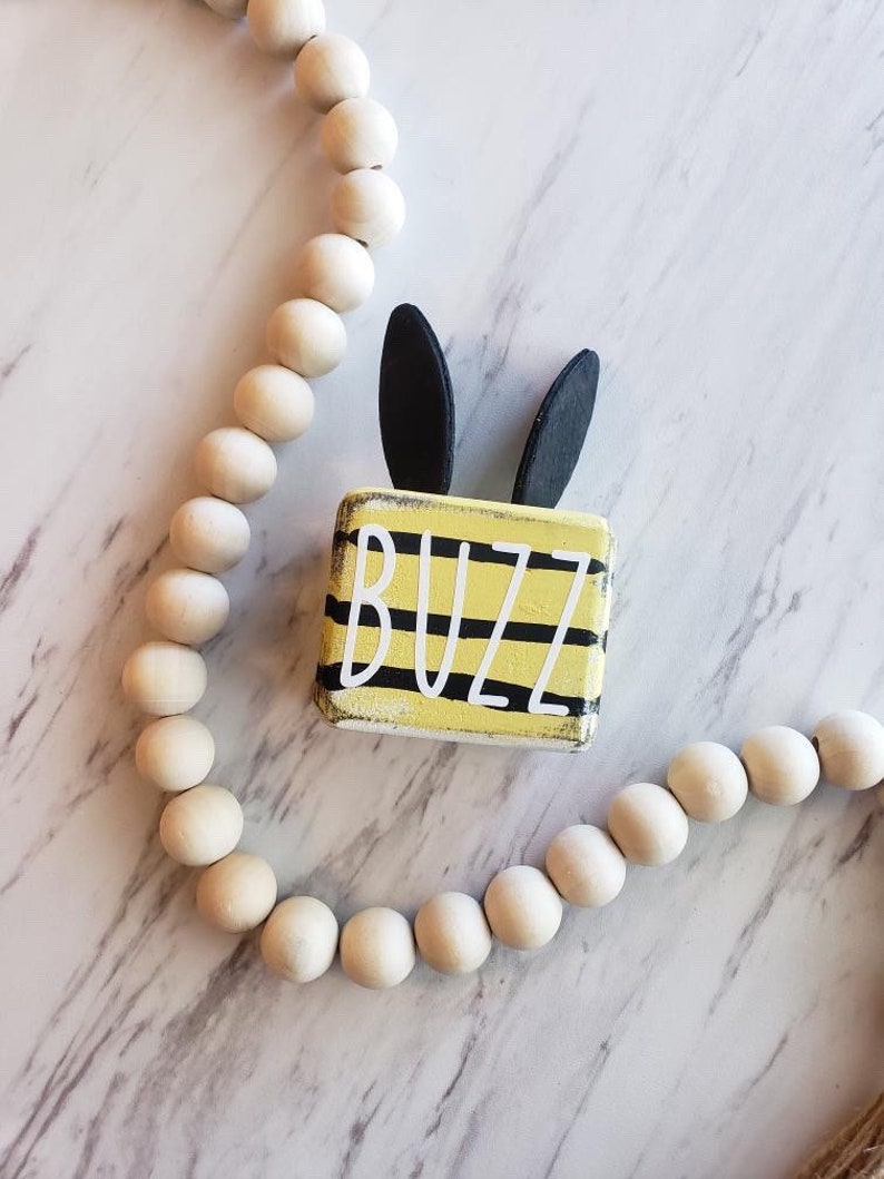 Bee Inspired Place Setting Block Bee Decor Bee Tiered Tray | Etsy