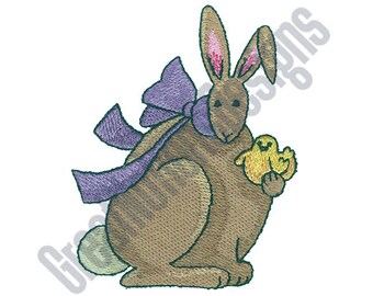 Rabbit embroidery | Etsy