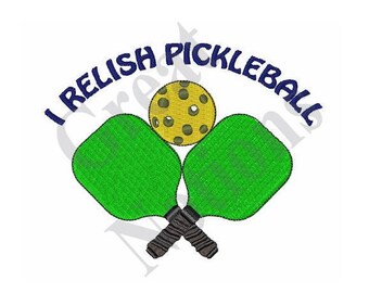 Pickleball Machine Embroidery Design