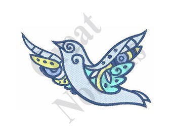 Dove embroidery | Etsy