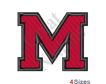 Varsity letter m | Etsy