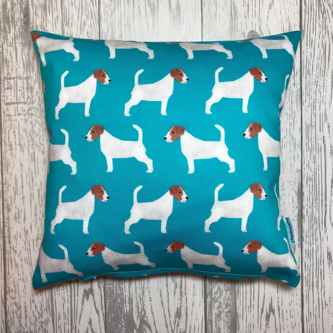 Jack Russell Dog Print Cushion Cover - Home Decor, Pillow Cover, Home ...